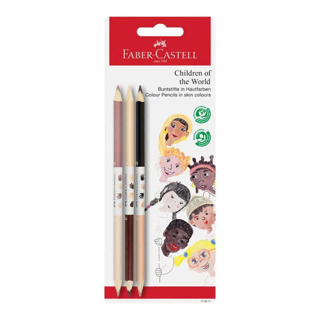 Buy Faber-Castell Set of Grip colored pencils, Children of the world ...