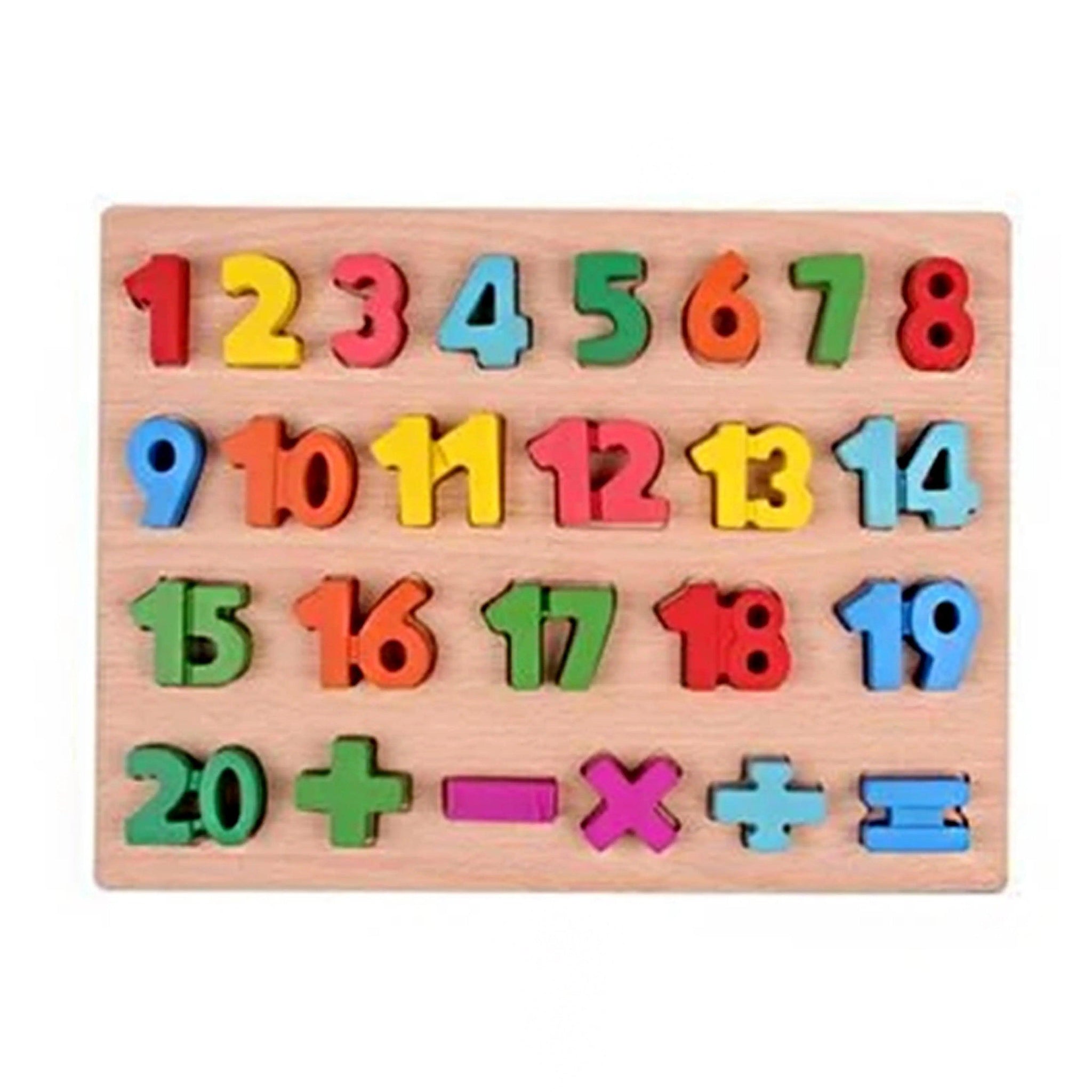 Buy Large Wooden Numbers from The Stationers.pk