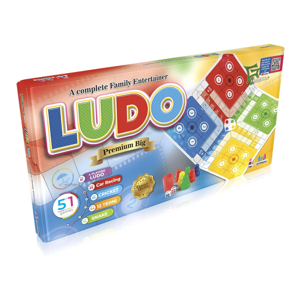 Buy LUDO - 5 in 1 | Premium Big @ Thestationers.pk