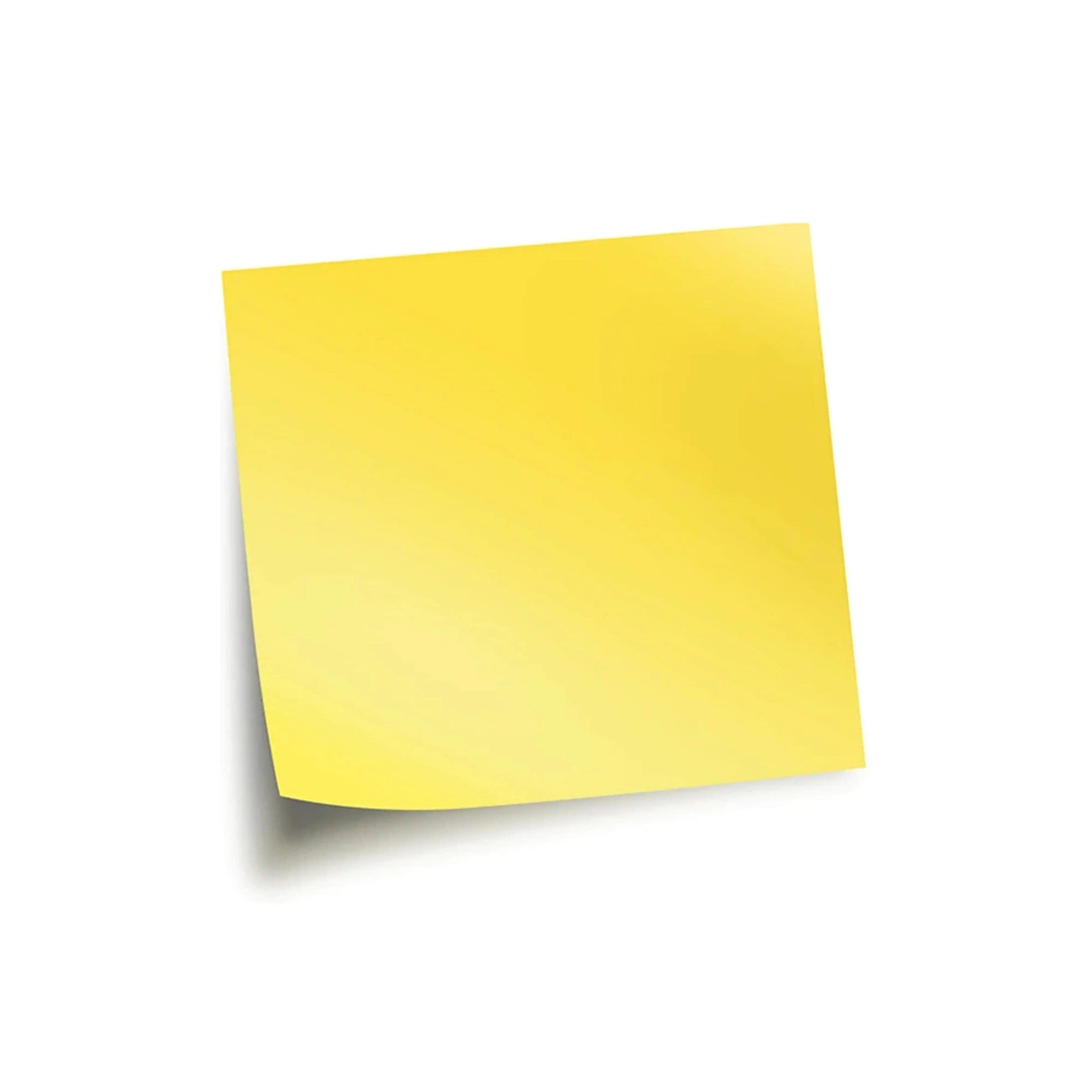 Pale Yellow Sticky Note - The Stationers