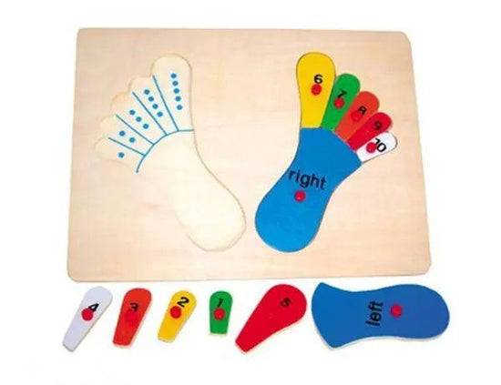 Buy Wooden Feet Puzzle Board from The Stationers.pk