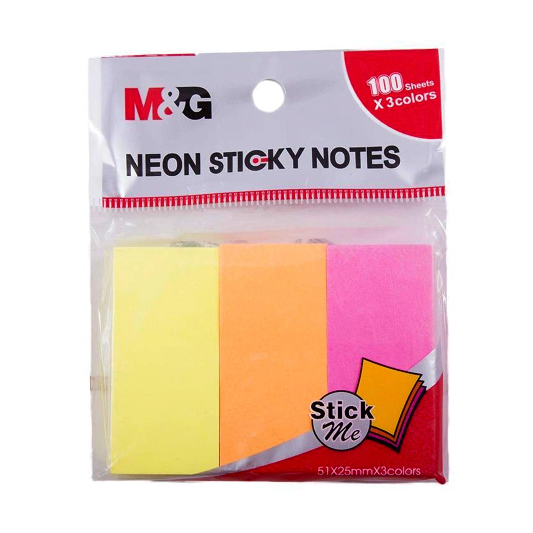 M&G 2x3 Coloured Sticky Note 3 in 1 - The Stationers