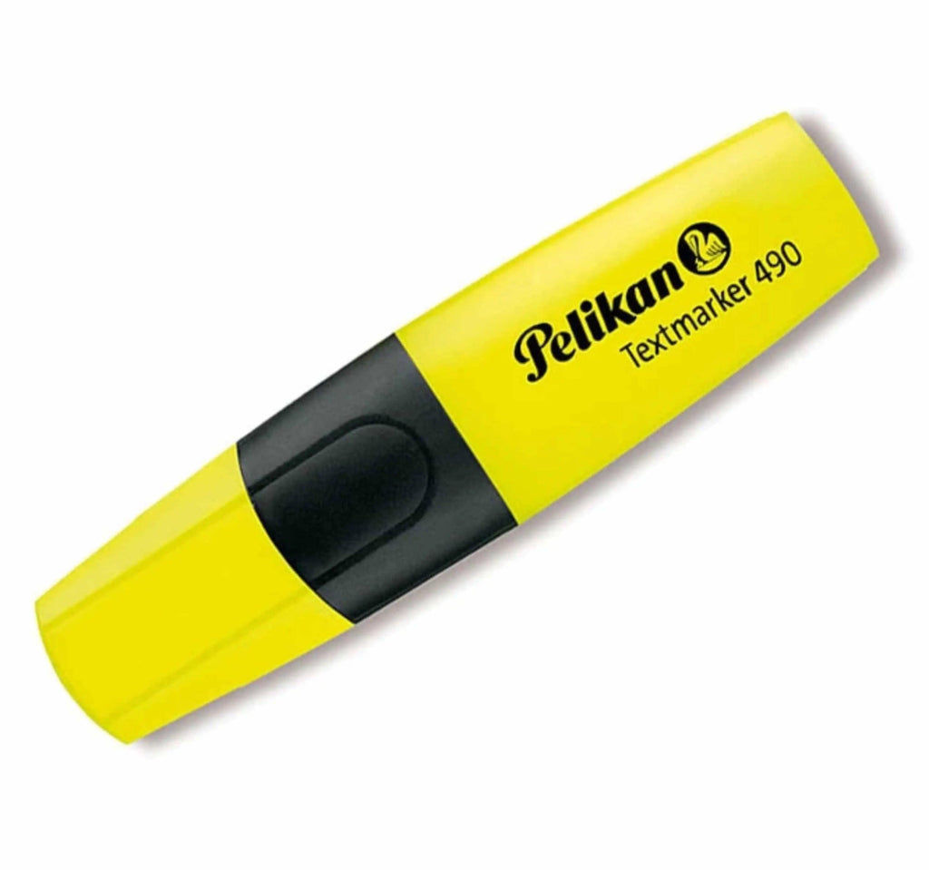 Buy Pelikan Text Marker 490 1 Piece - Yellow @ Thestationers.pk